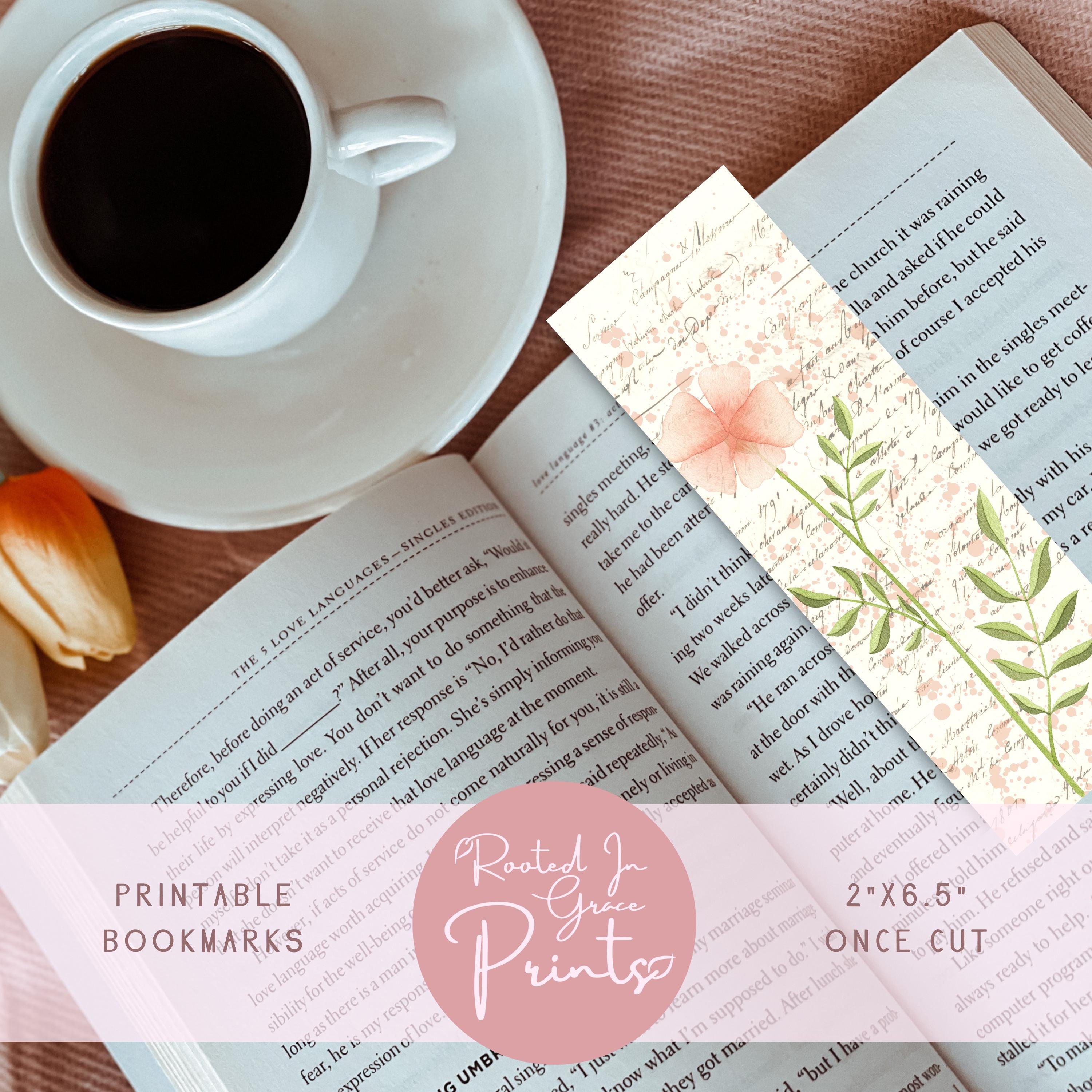 Watercolor Landscape Printable Bookmarks Printable Bookmark Set ...