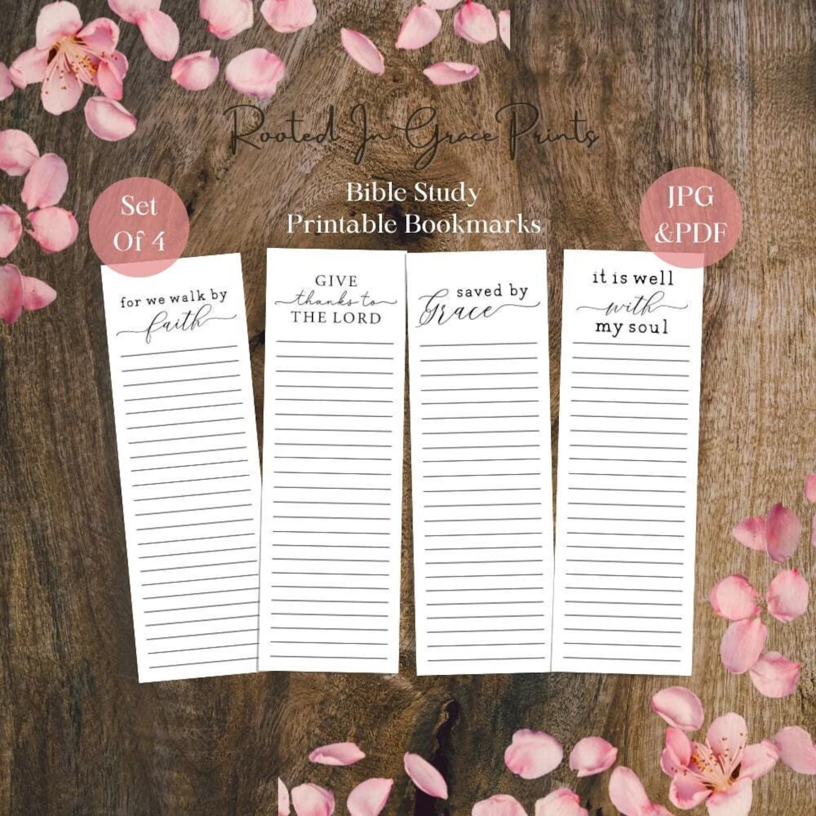 Bible Verse Bookmarks | Christian Printable Bookmark for Bible ...