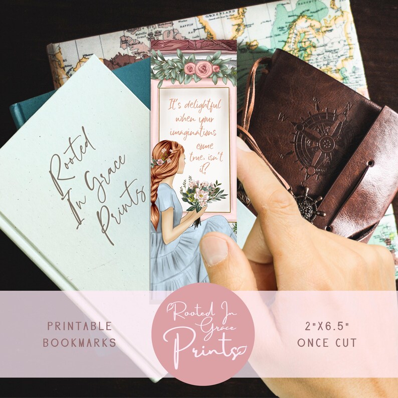 Anne of Green Gables Printable Bookmarks Anne Shirley Literary Classics ...