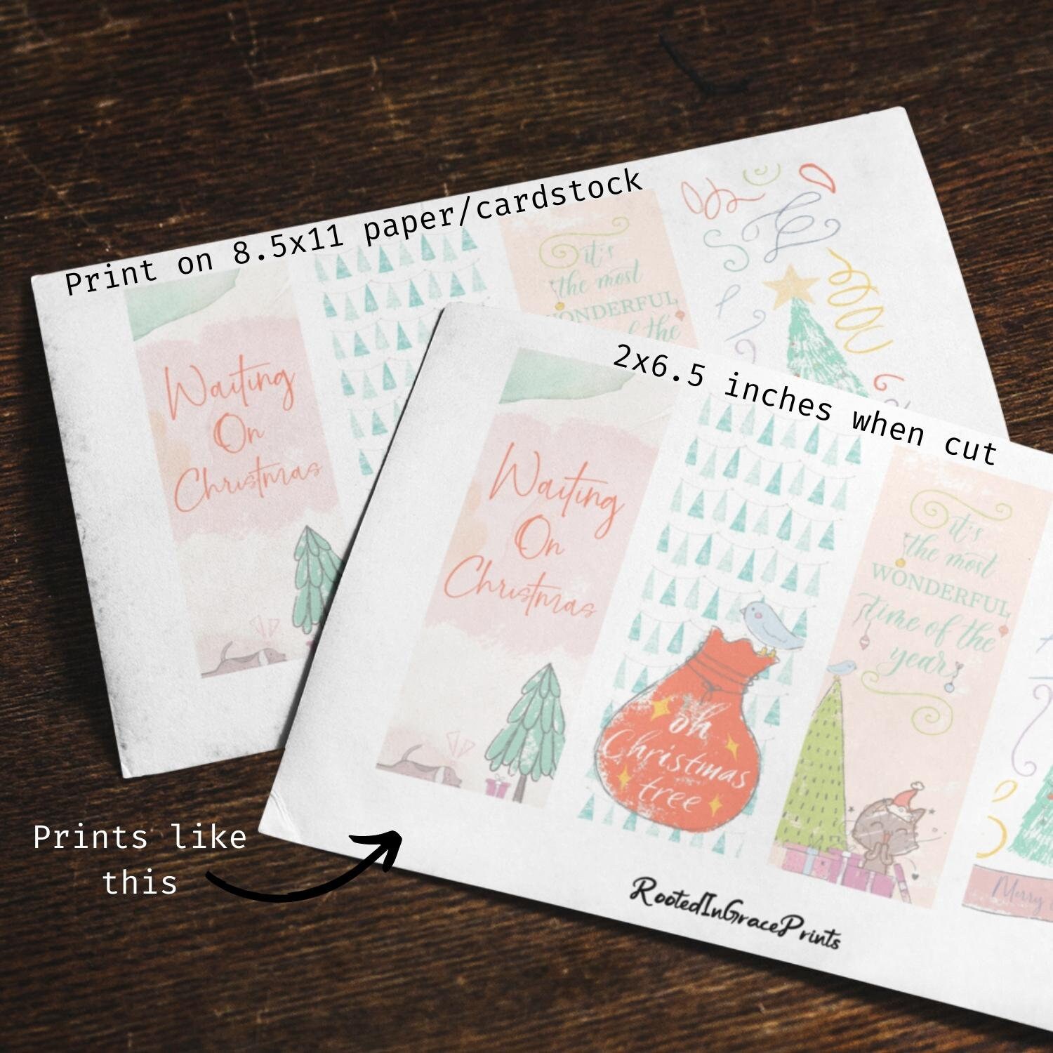 Printable Christmas Bookmarks | Printable Bookmarks | Cat Bookmarks ...