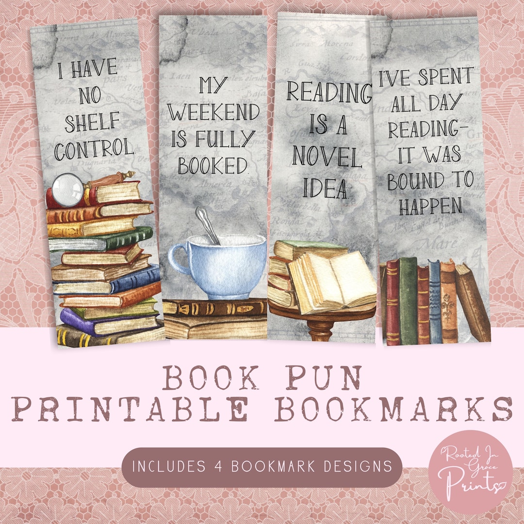 Book Lovers Funny Quotes Bookmark Printable Funny Bookmarks Bookish ...