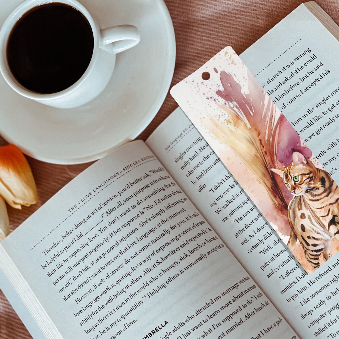 Bengal Cats Printable Bookmarks | Printable Bookmark Set | Cat ...