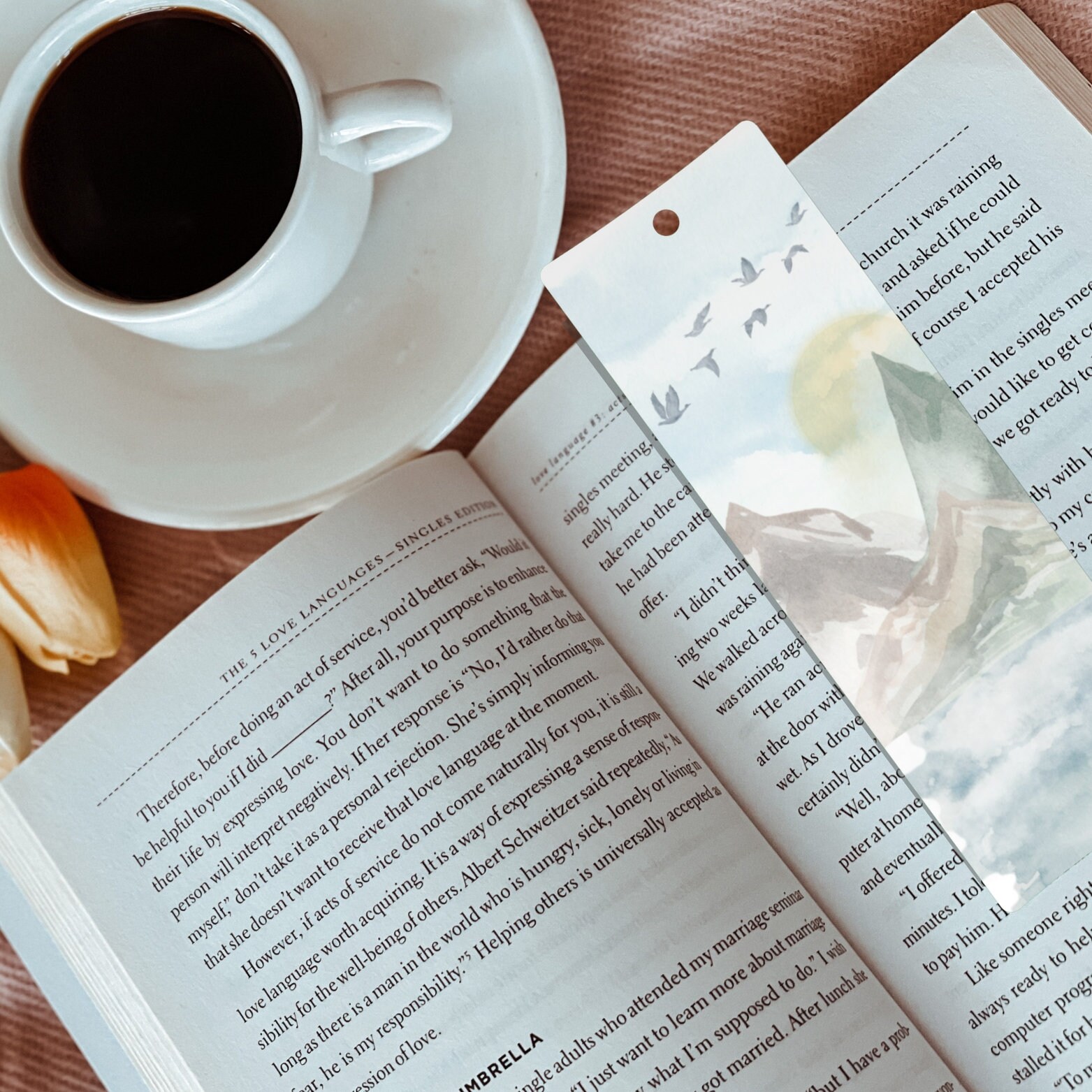 Watercolor Landscape Printable Bookmarks Printable Bookmark Set ...