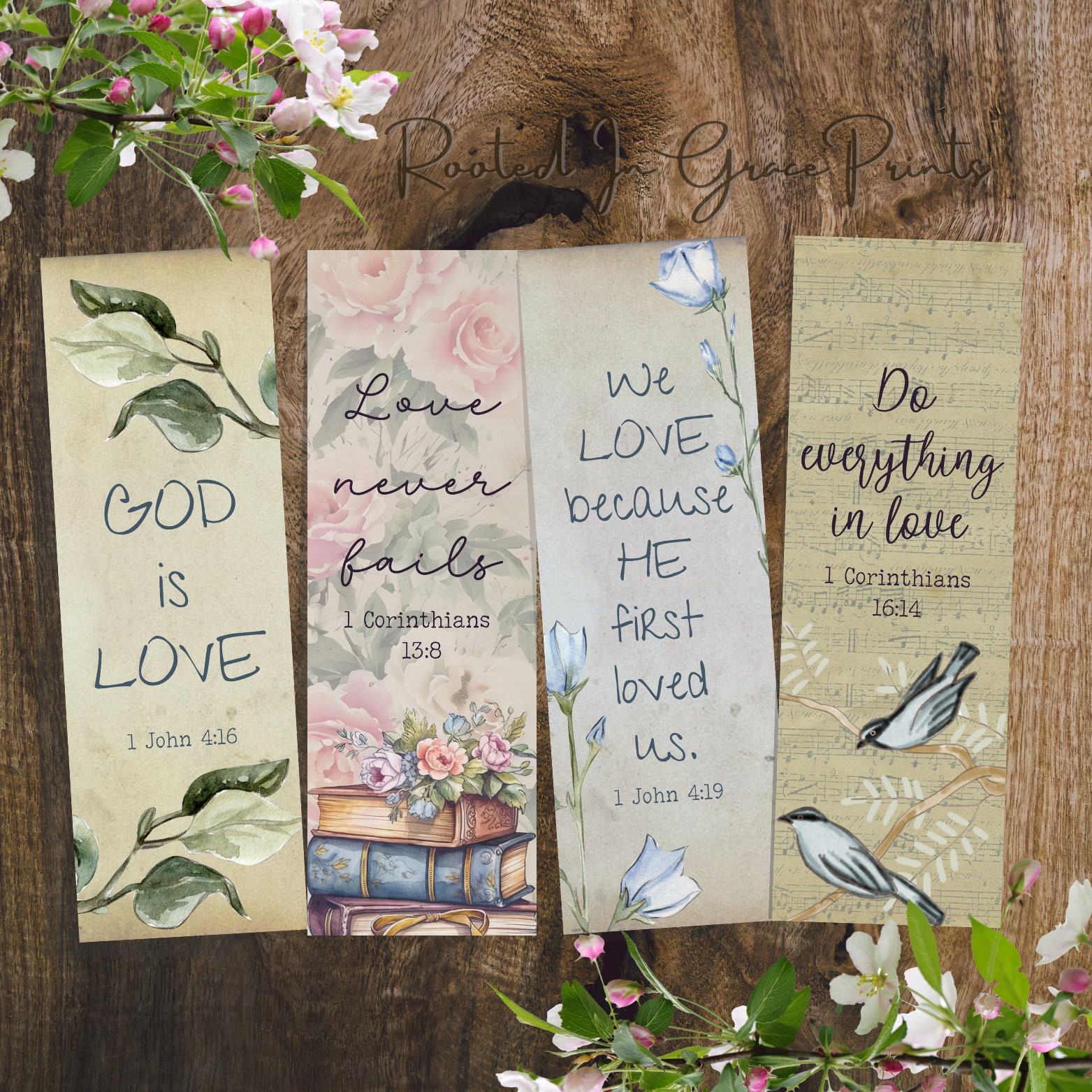 Bible Verse Bookmarks Printable Bookmark for Bible Journaling Bible ...