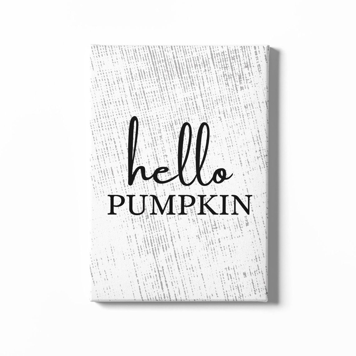 Hello Pumpkin Fall Sign Autumn Printable Fall Wall Art - Etsy