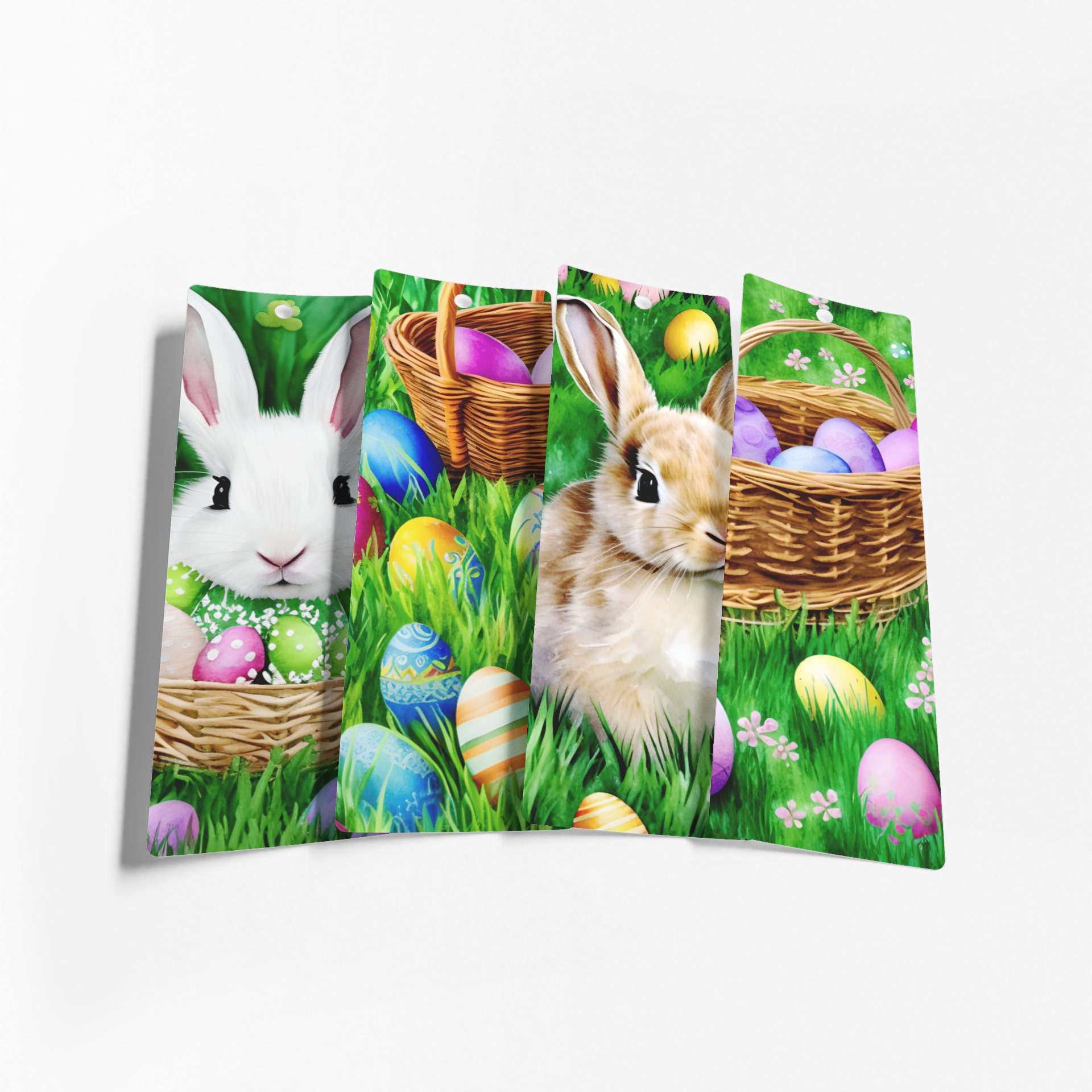 Easter Bunny Printable Bookmarks Easter Eggs Bookmark Easter Printable ...