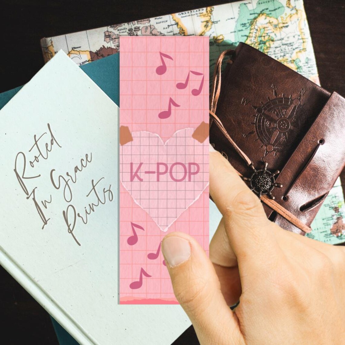 KPOP Bookmarks Korean Themed KPOP Sayings Music KPOP Love Cute Pink ...