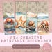 Cute Sea Creature Printable Bookmark Printable Sea Creature Cute ...