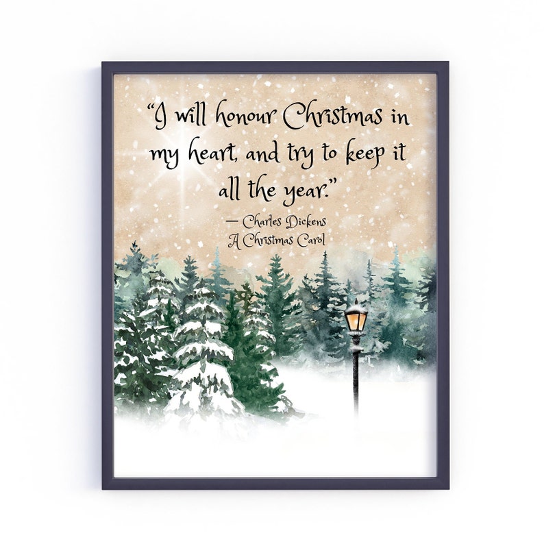 Charles Dickens A Christmas Carol Quote Printable Christmas Printable ...