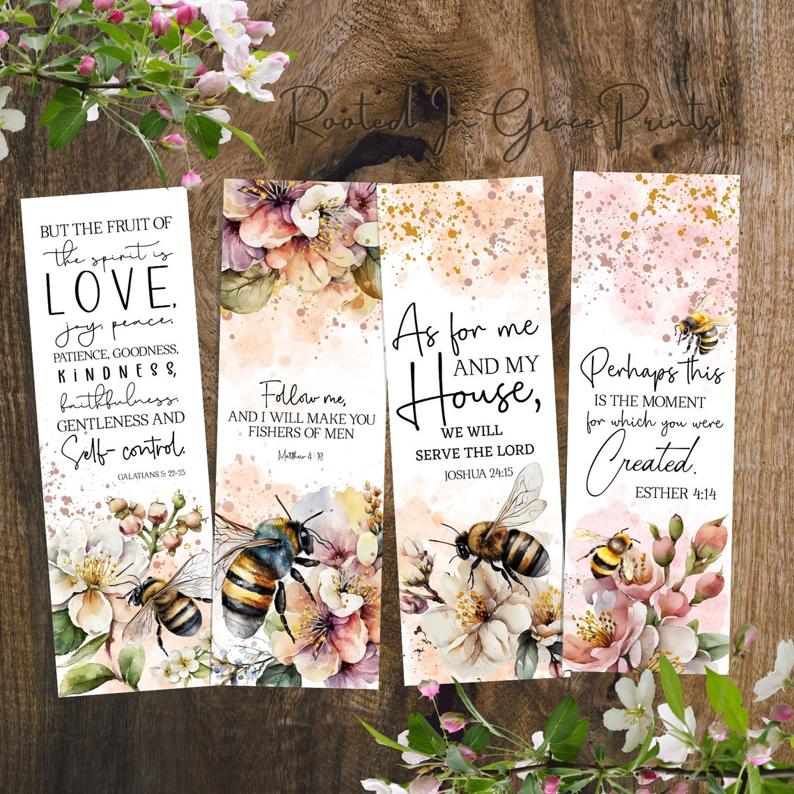 Bible Verse Bookmarks | Christian Printable Bookmark for Bible ...