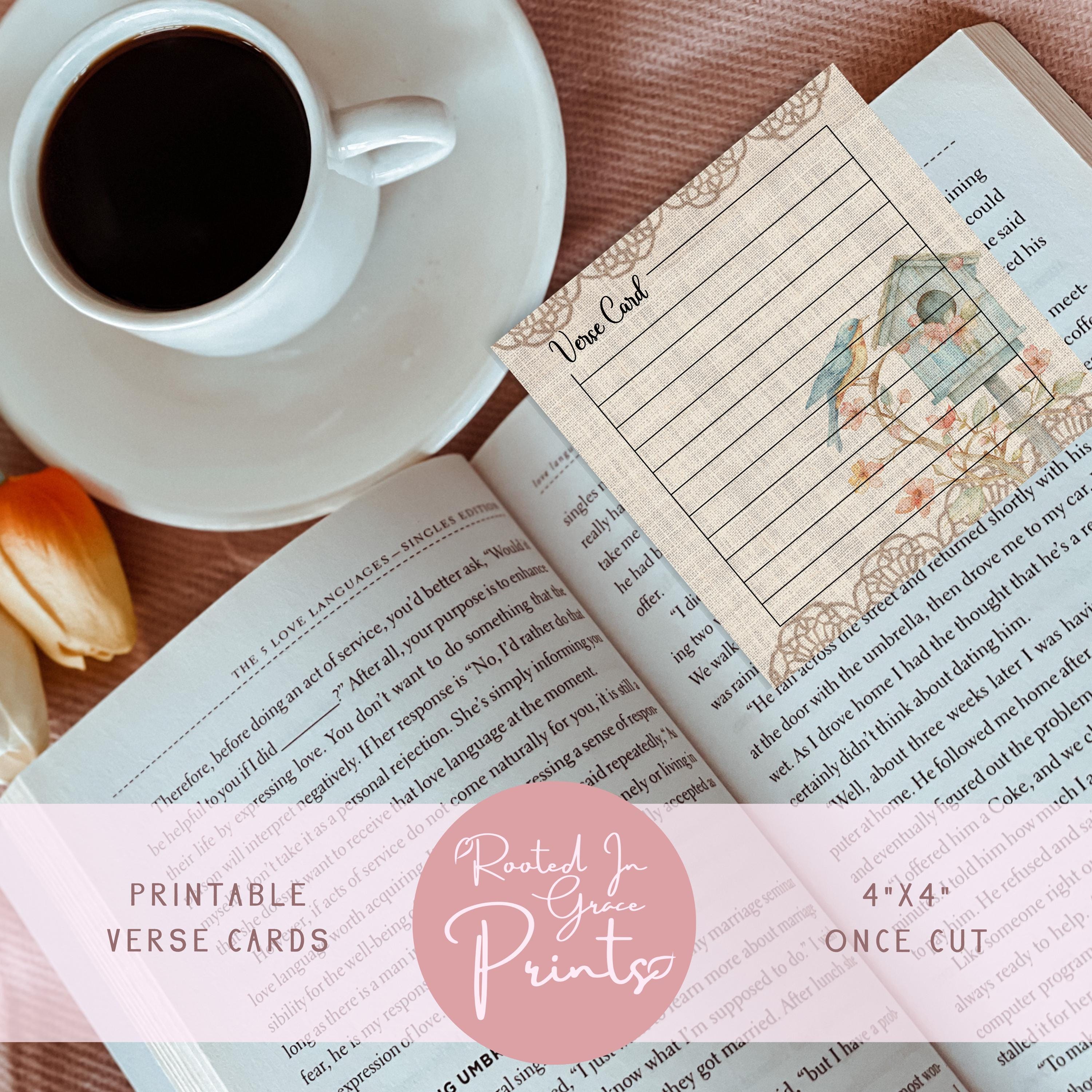 Burlap Printable Memory Verse Bible Verse Cards Bible Journaling Prayer ...