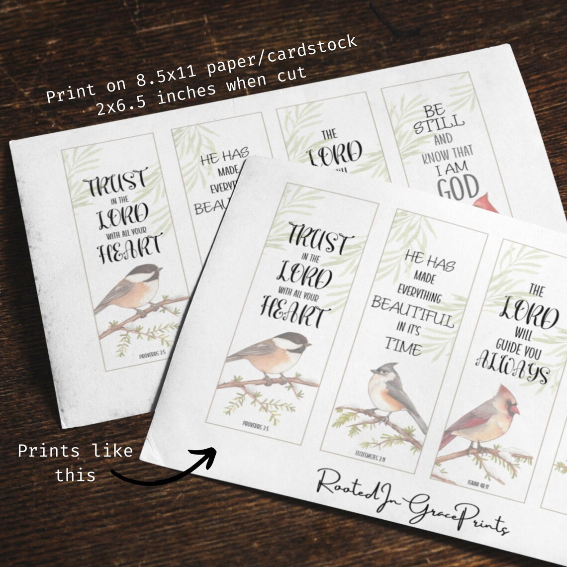 Printable Bible Verse Bookmarks Printable Bookmarks Christmas Bookmarks ...