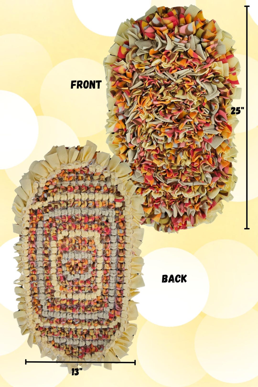 Hand Made Snuffle Mats for Dogs and Cats - Etsy