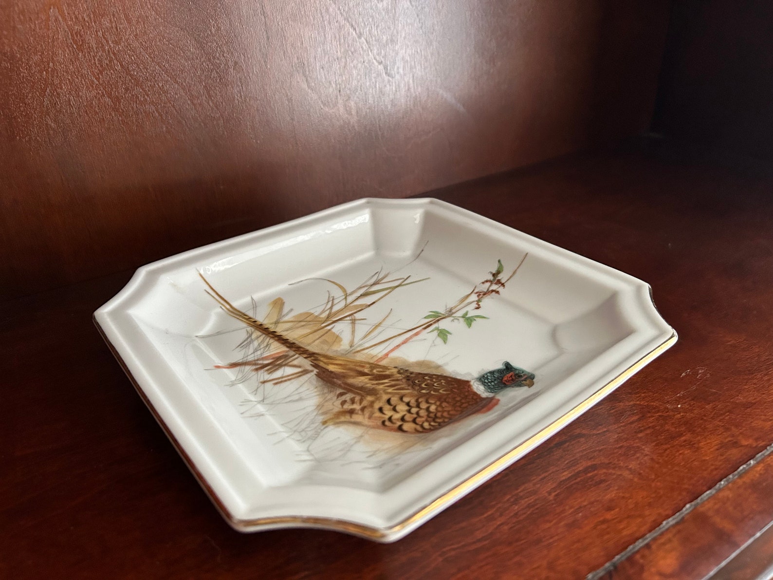 Woodland Haven Pheasant Plate - Etsy