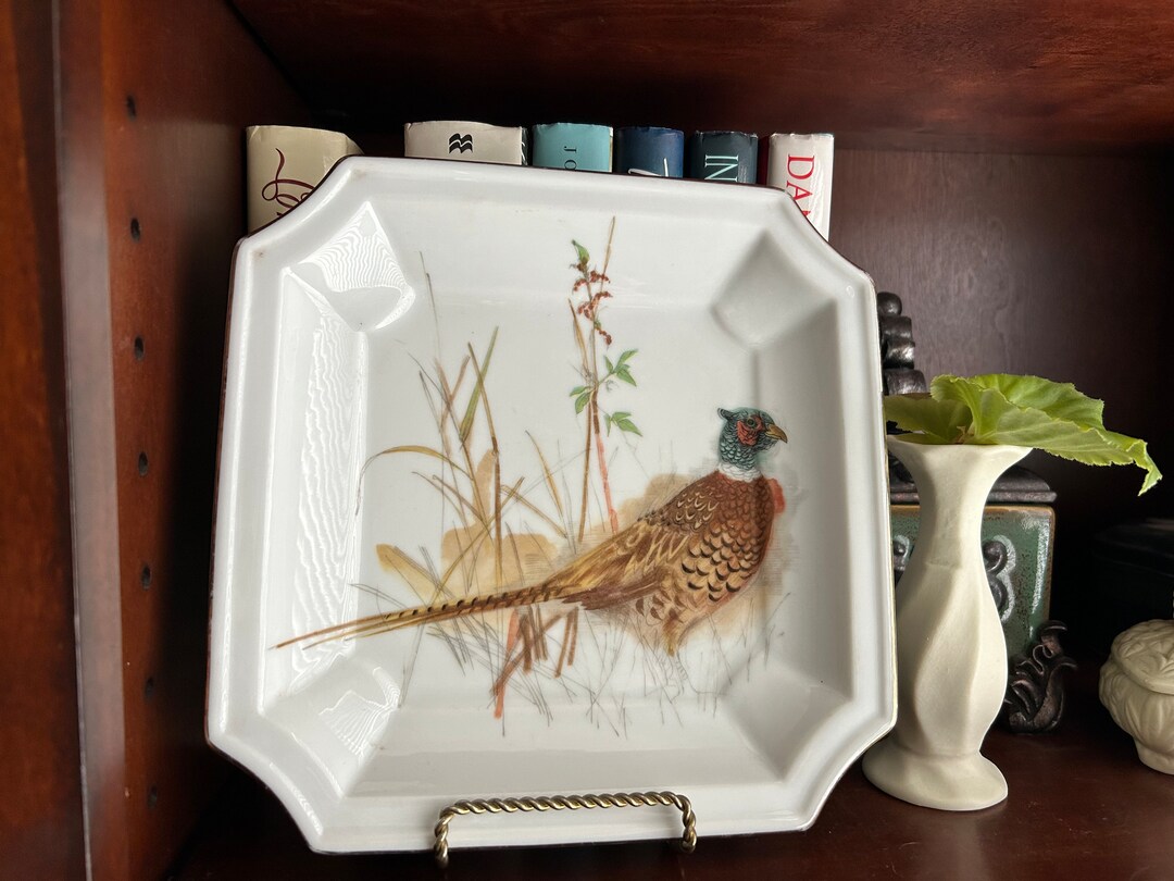 Woodland Haven Pheasant Plate - Etsy