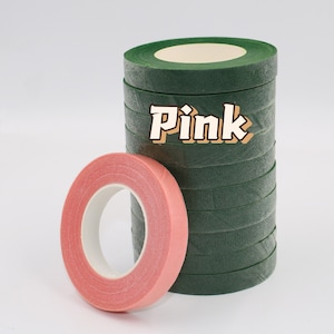 Floral Paper Tape in 8 Colours, Stretchable Tape for Artificial Flowers ...