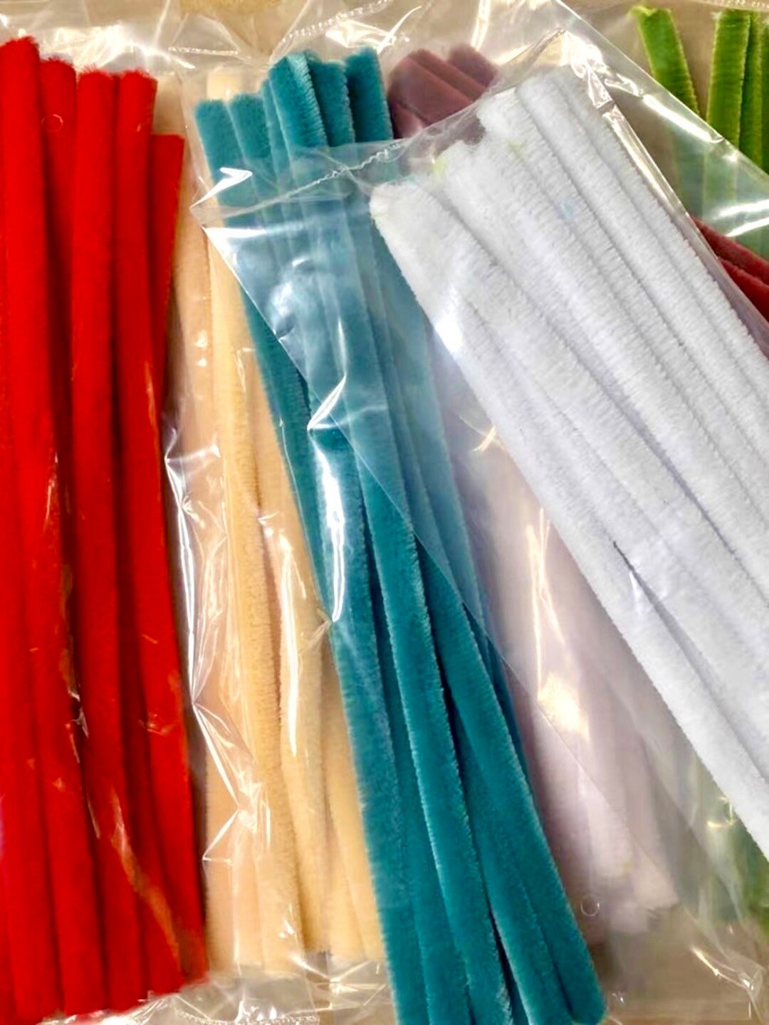 SUPER Dense 10mm Pipe Cleaners Chenille Stems, 10 Pcs/pack, 41 Colours ...