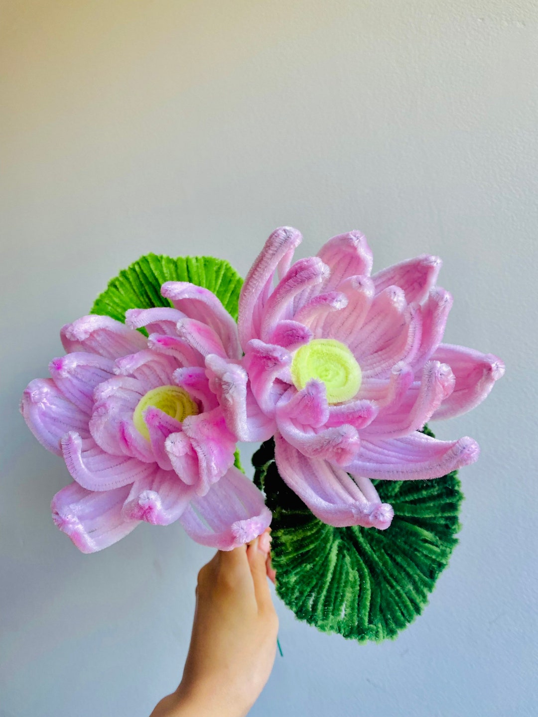 Pipe Cleaners Lotus DIY Kit, 180pc Extra Dense Chenille Stems for 2 ...