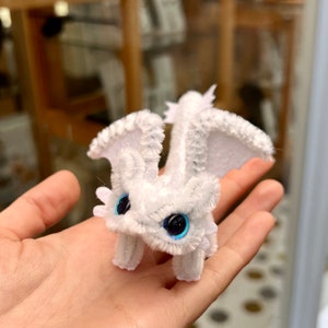 Pipe Cleaner Dragon, Toothless & Light Fury Couple Gift, [finished/diy ...