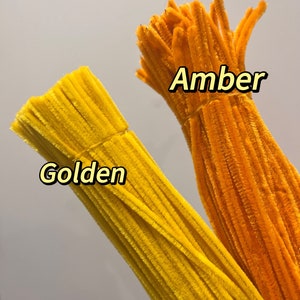 Pipe Cleaner Sunflower DIY Kit for 10 Blossoms, Forever Flower Handmade ...