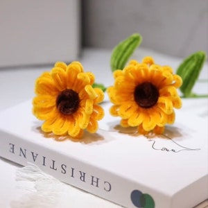Pipe Cleaner Sunflower DIY Kit for 10 Blossoms, Forever Flower Handmade ...