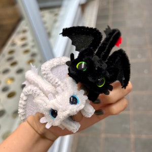 Toothless DIY Kit for A Pair, Pipe Cleaner Dragon, How to Train Your ...