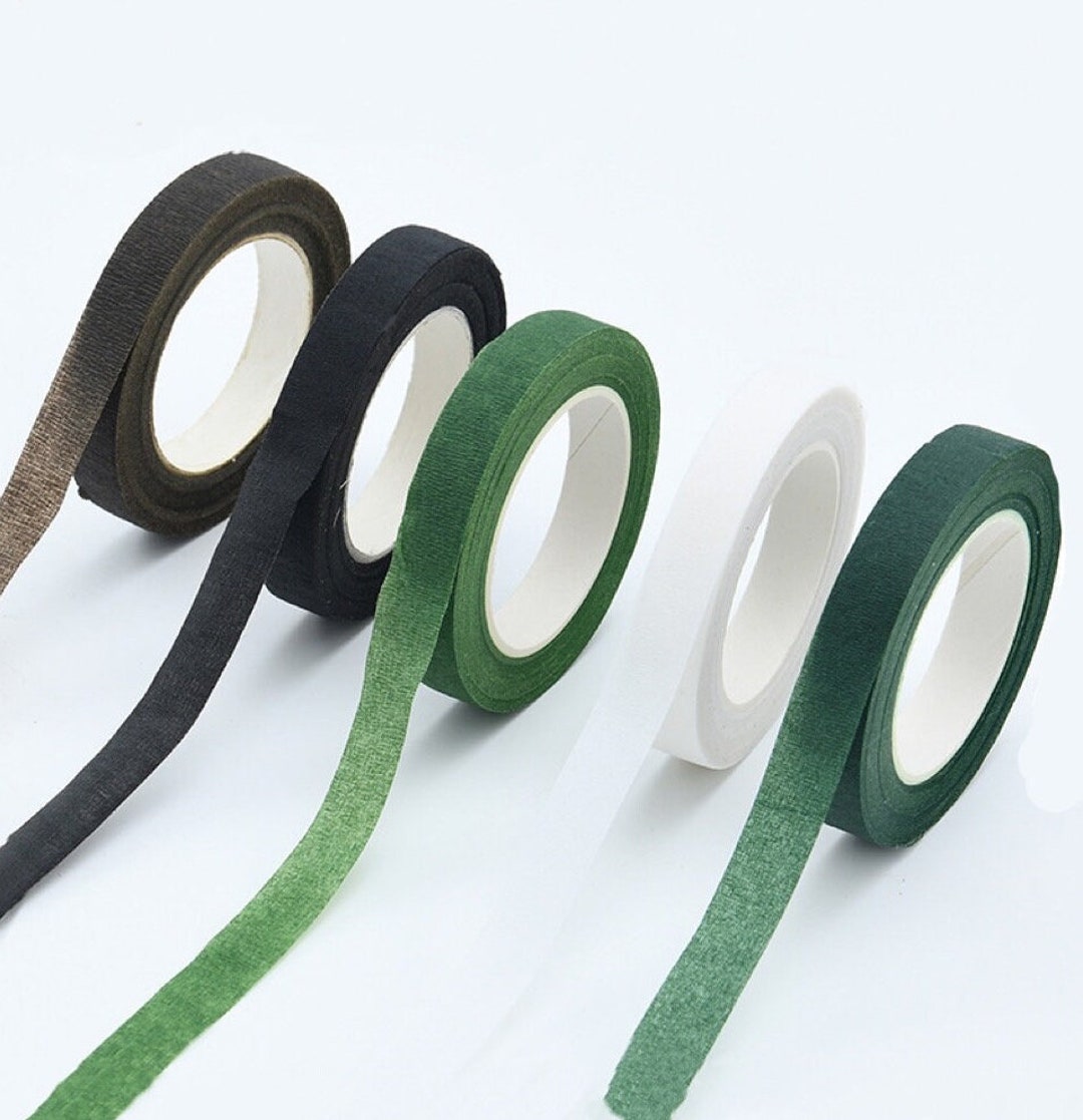 Floral Paper Tape in 8 Colours, Stretchable Tape for Artificial Flowers ...