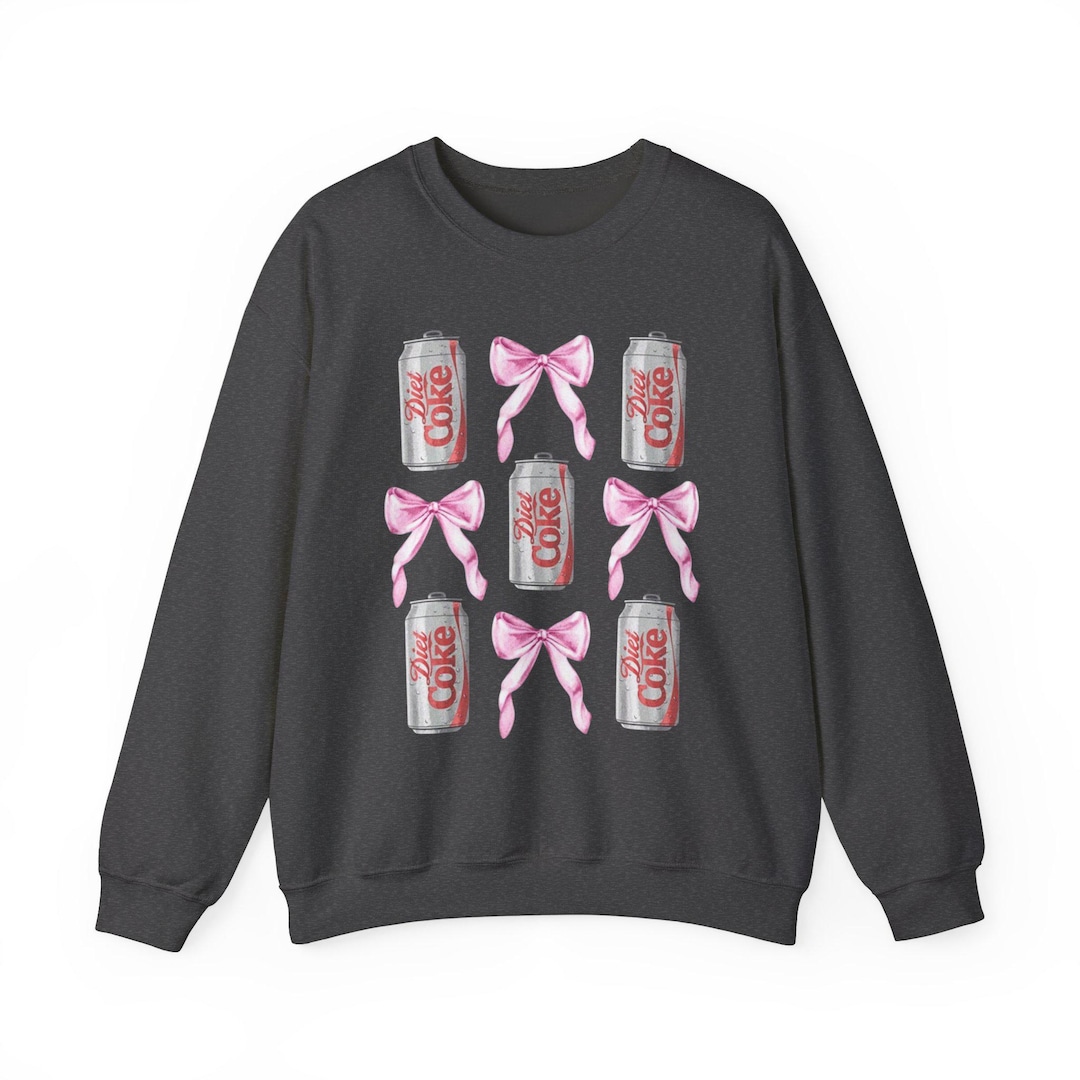 Diet Coke and Bows Crewneck Sweatshirt - Etsy
