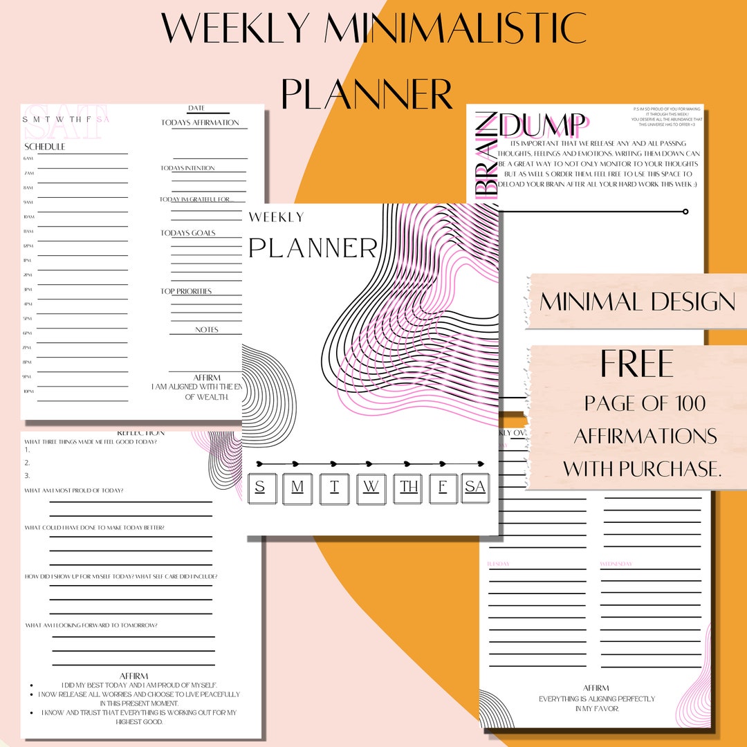 Digital Planner||2022 2023, Weekly Planner, Daily Planner, Self Care ...