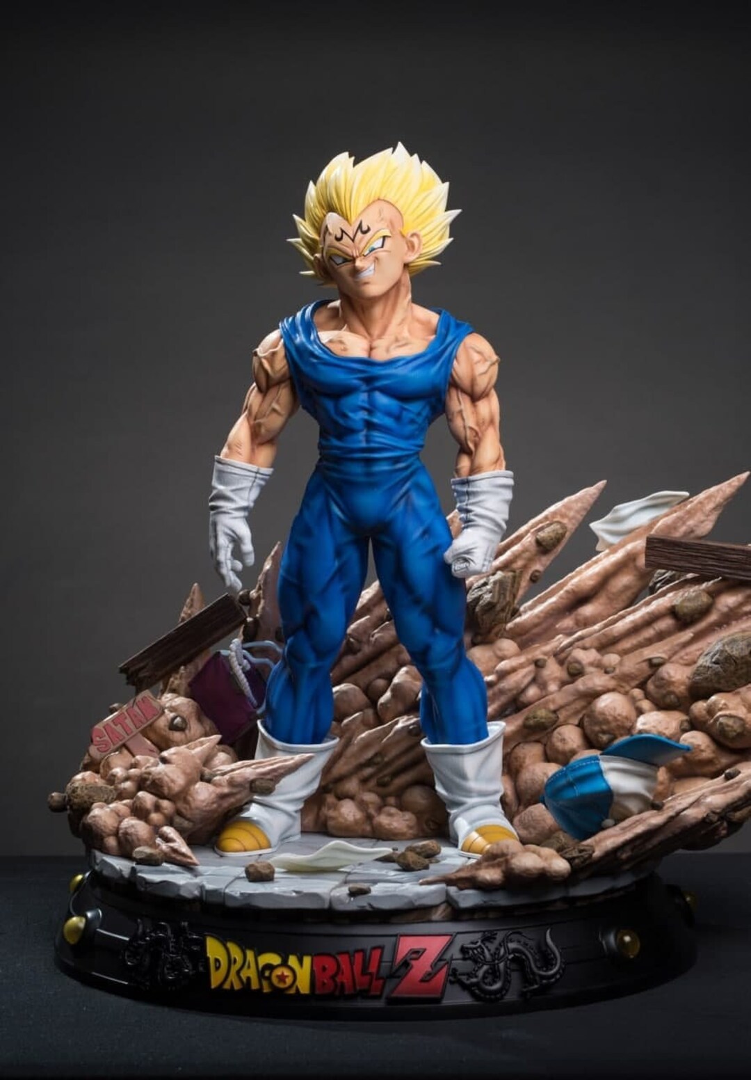 Buy Majin Vegeta Pro Action Figure Painted Online in India - Etsy