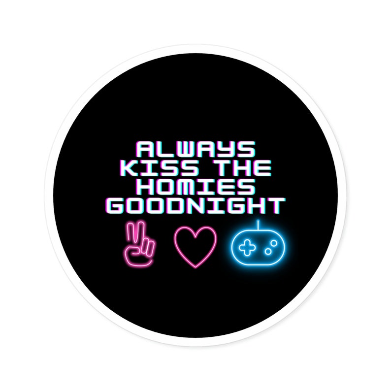 Kiss the Homies Vinyl Sticker - Etsy