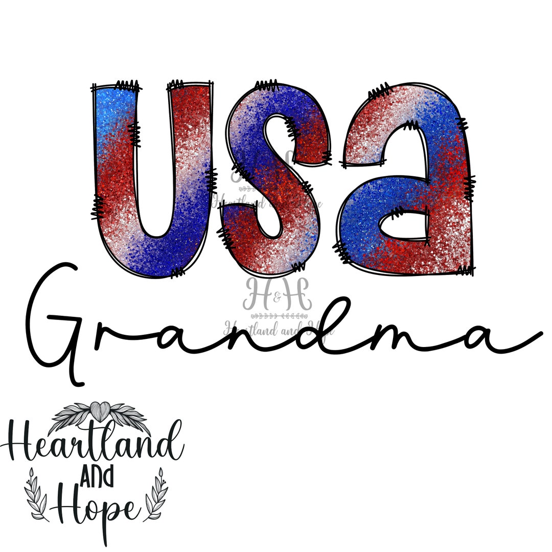 USA Grandma Digital File - Etsy