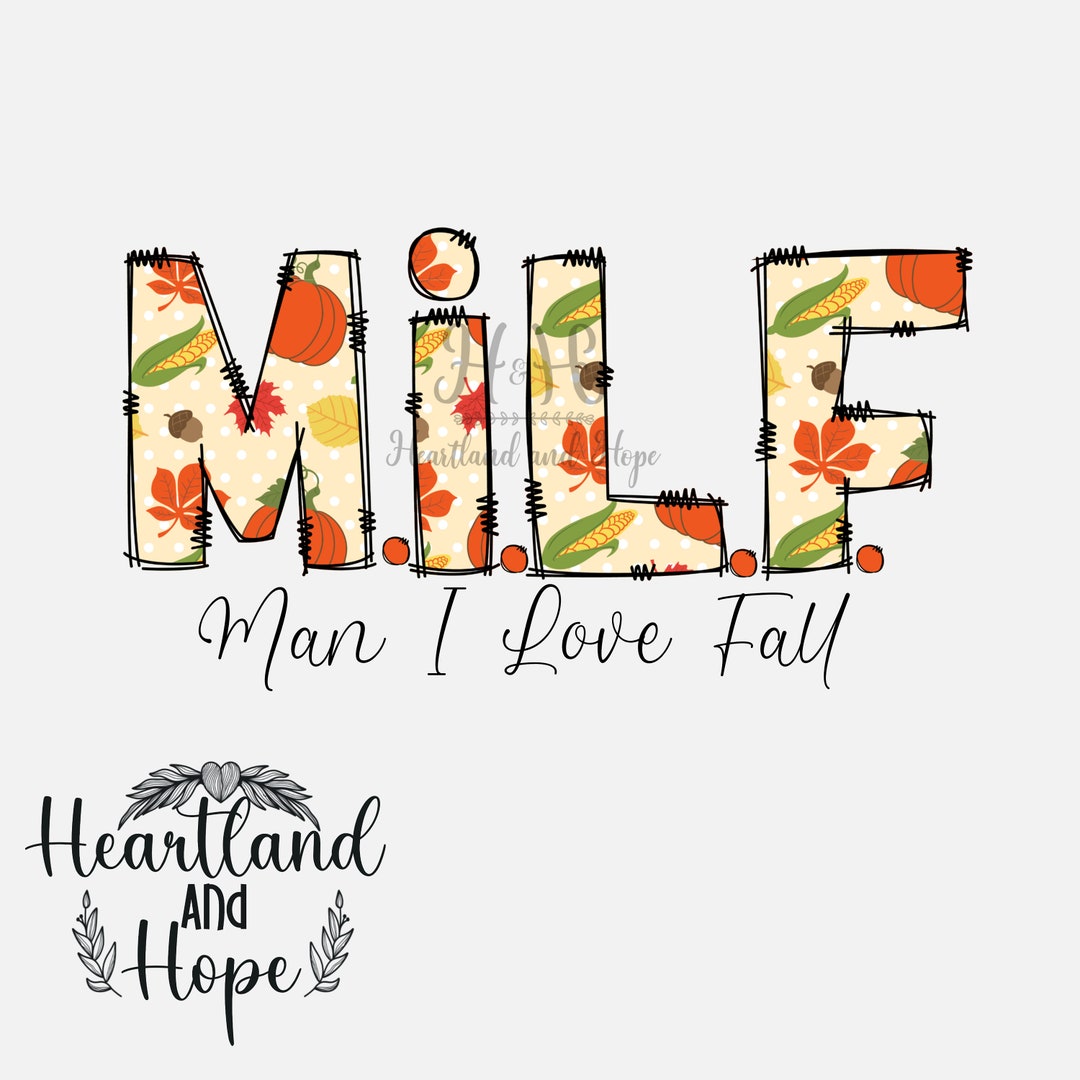 Man I Love Fall Digital File - Etsy