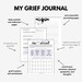 My Grief Journal, Grief Journal, Loss and Grief, Grief Workbook ...