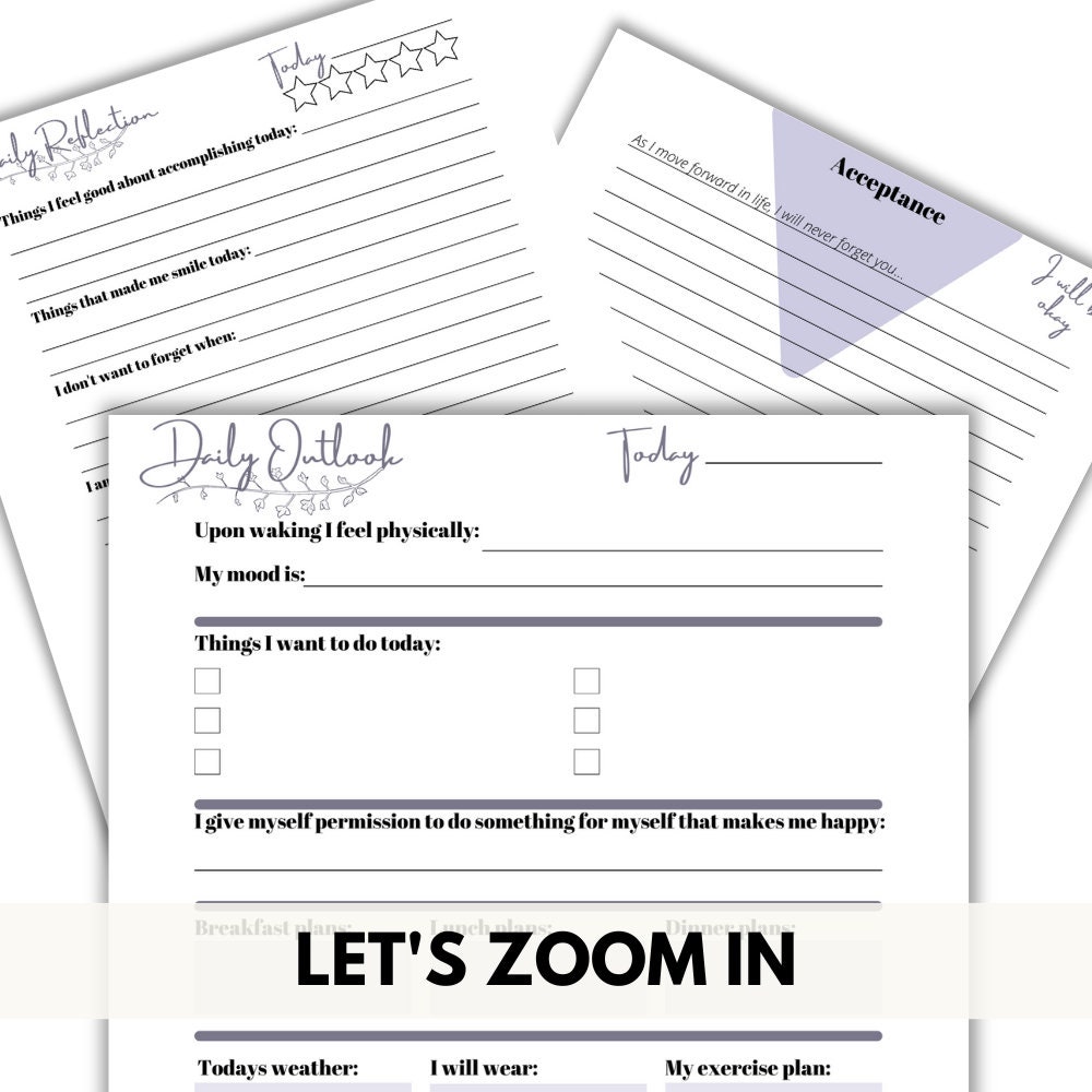 My Grief Journal, Grief Journal, Loss and Grief, Grief Workbook ...