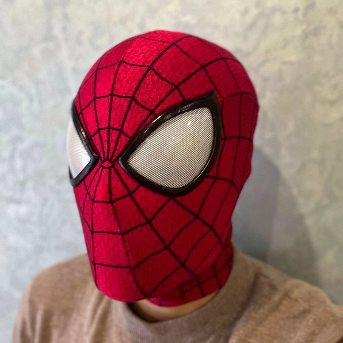Spider-man Toby Maguire Mask Film Restoration Handmade Poison - Etsy
