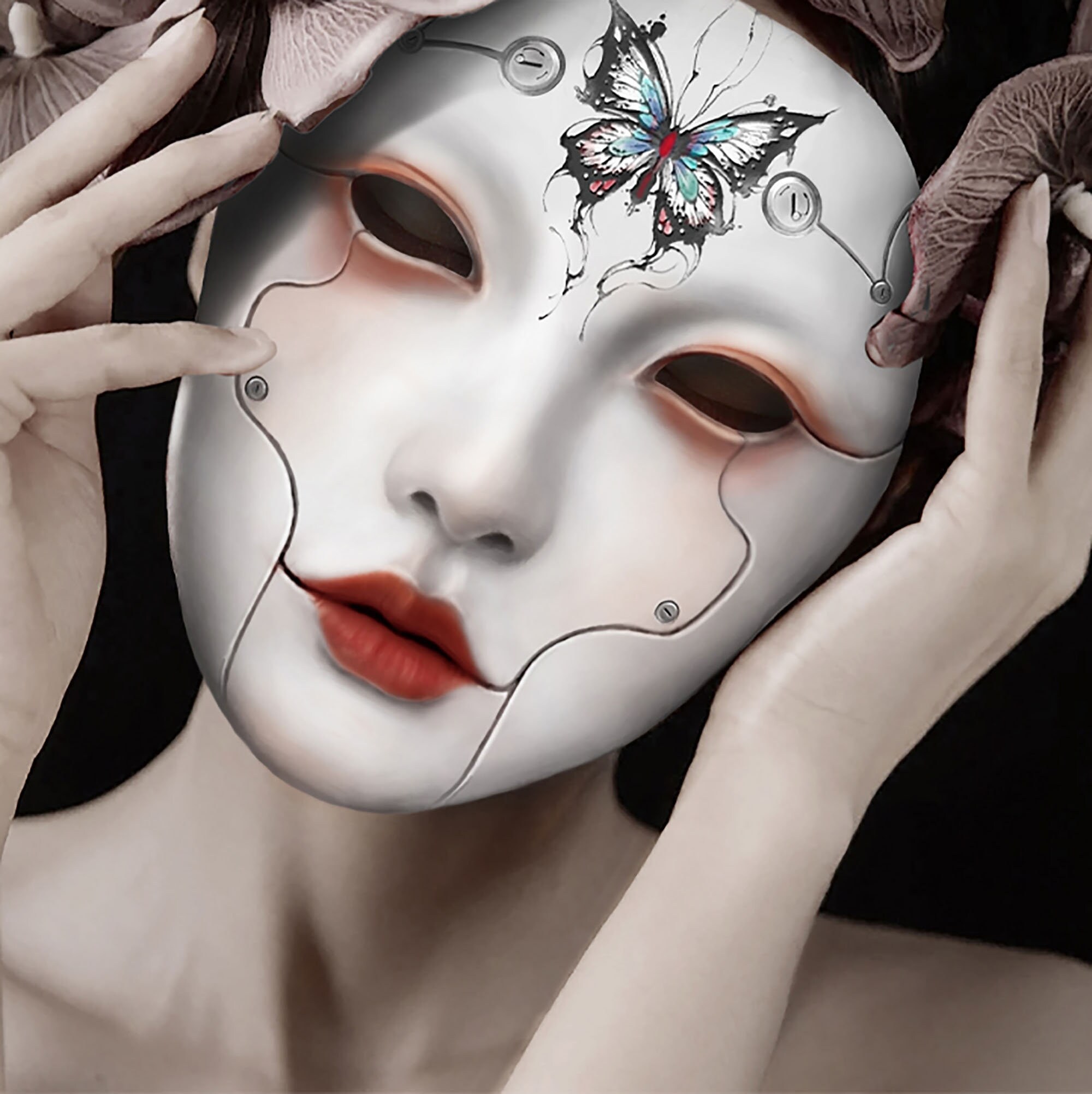 Full Face, Cyber, Punk, Antique, Hip-hop Party, Dj Props, Mask - Etsy