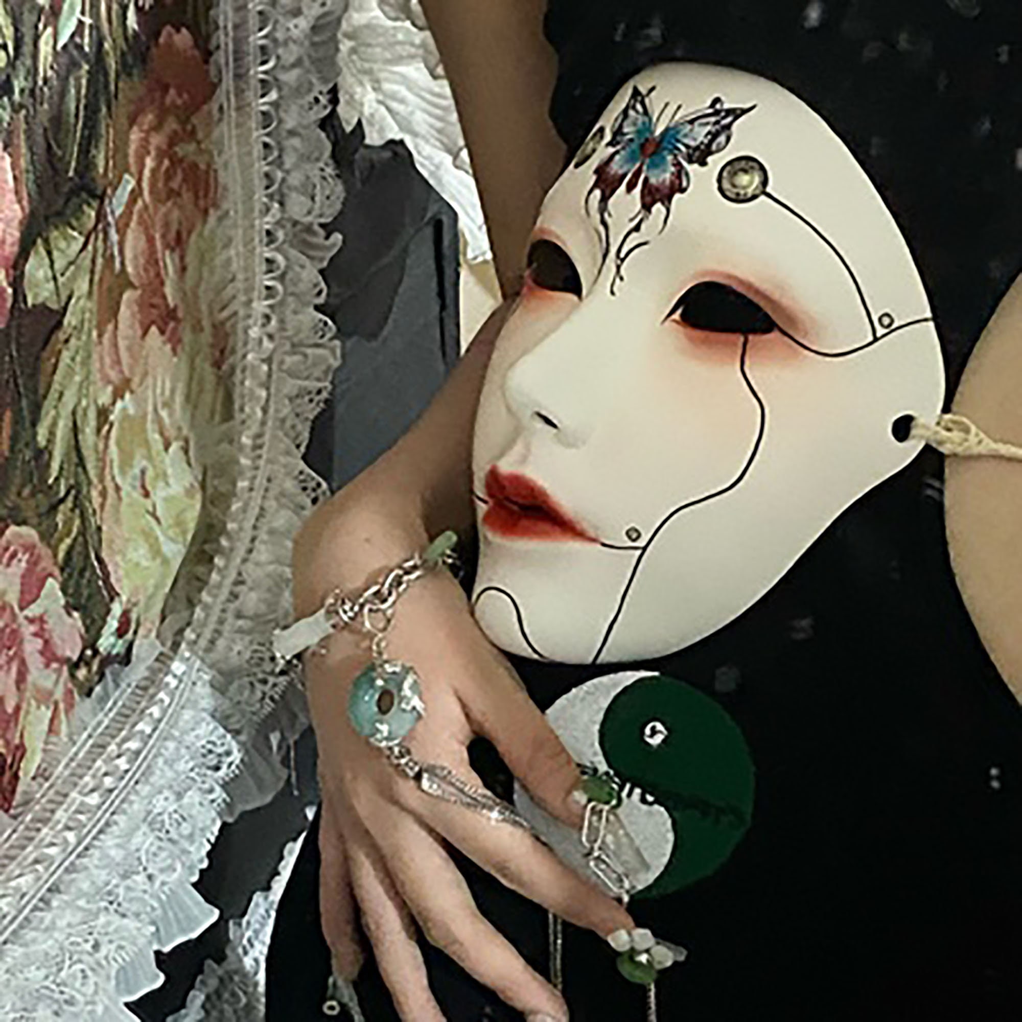 Full Face, Cyber, Punk, Antique, Hip-hop Party, Dj Props, Mask - Etsy