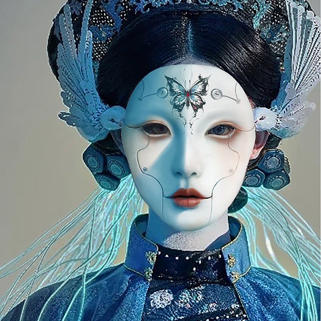 Full Face, Cyber, Punk, Antique, Hip-hop Party, Dj Props, Mask - Etsy