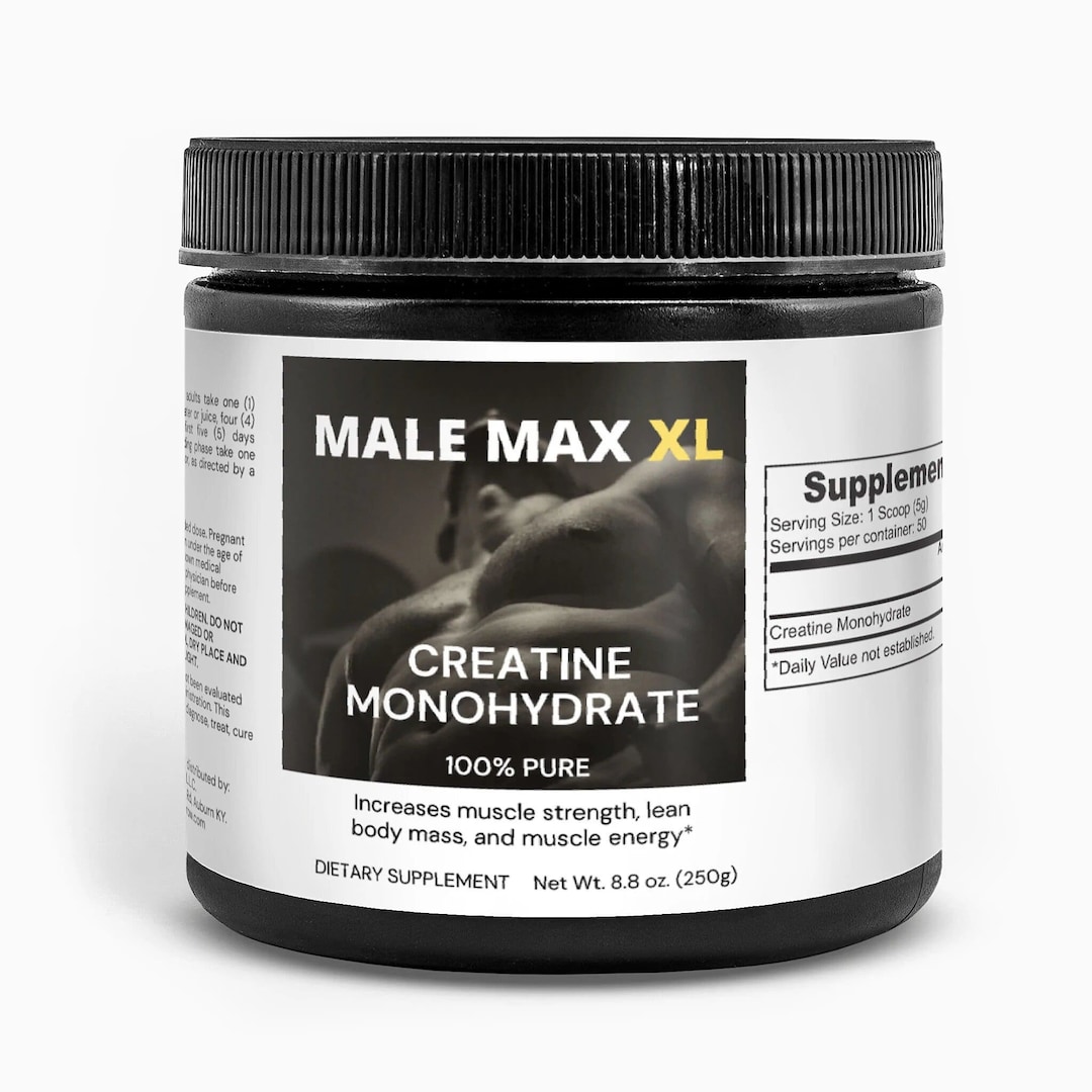 Male Max CREATINE MONOHYDRATE - Etsy