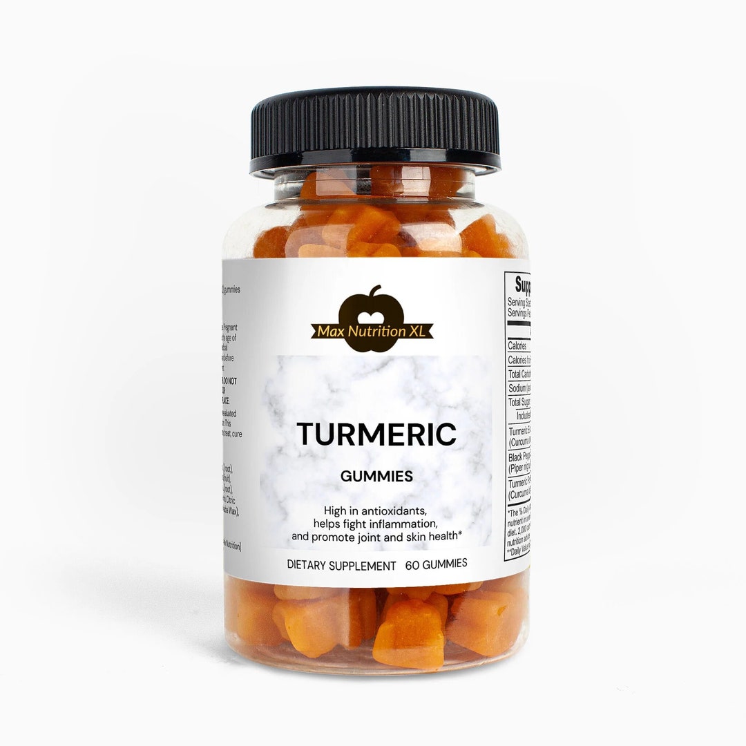 TURMERIC GUMMIES - Etsy