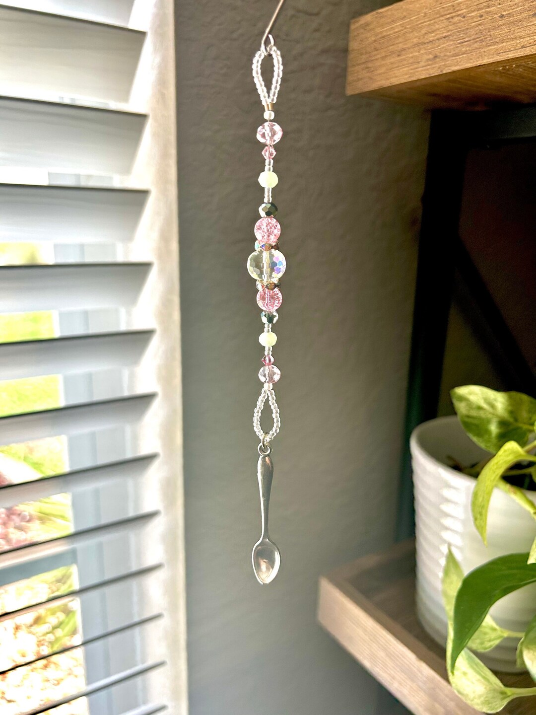 Handmade Spoon Window Charm • Christmas Ornament • Spoon Sun Catcher ...