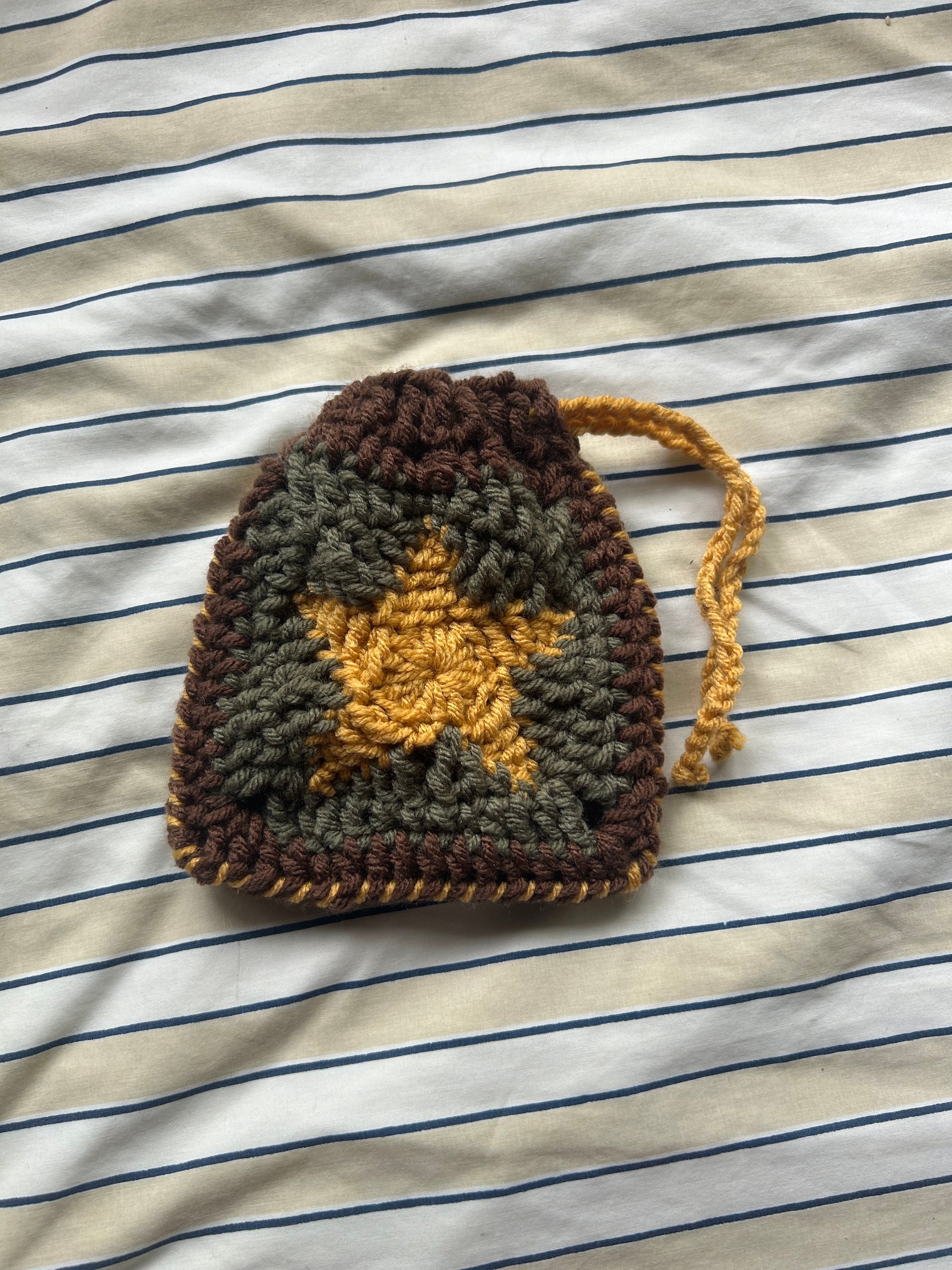 Green Crochet Star Pouch Coin Purse - Etsy