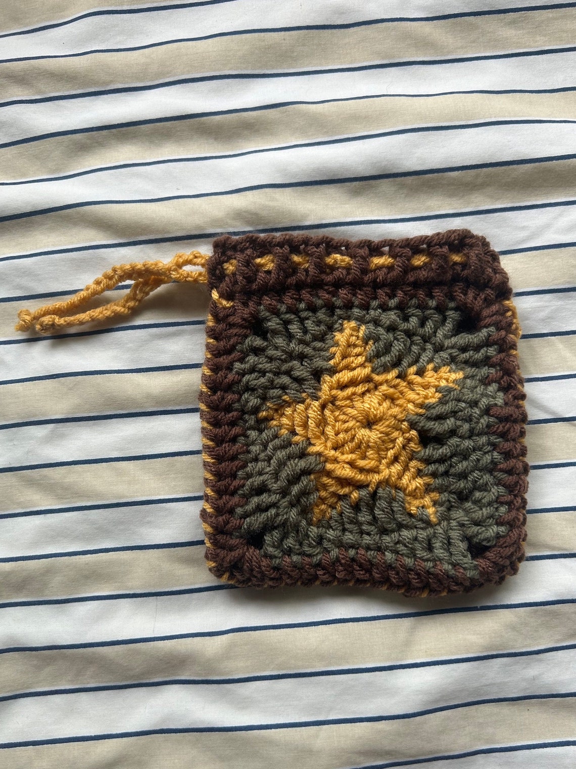 Green Crochet Star Pouch Coin Purse - Etsy