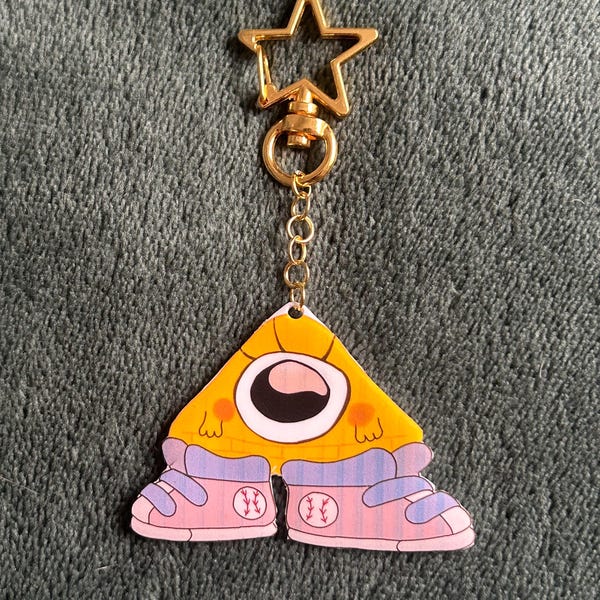 Baby Bill Cipher Keychain - Etsy UK