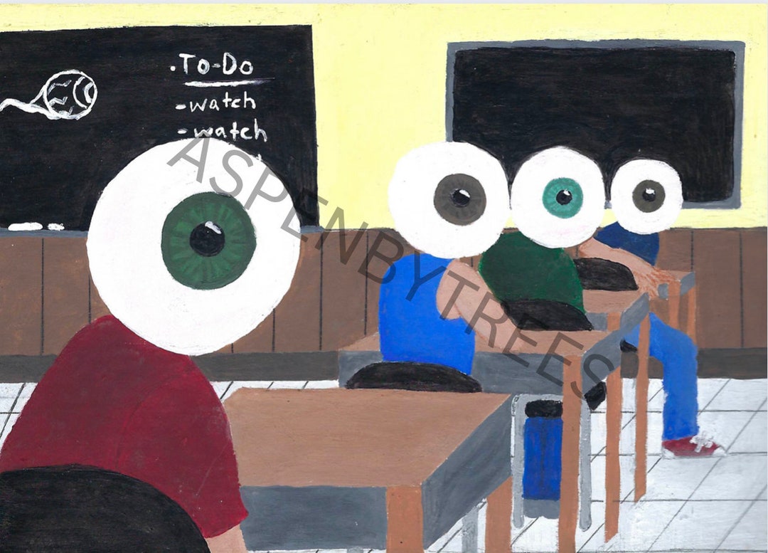 Hand-painted Eye Themed Art Prints - Etsy