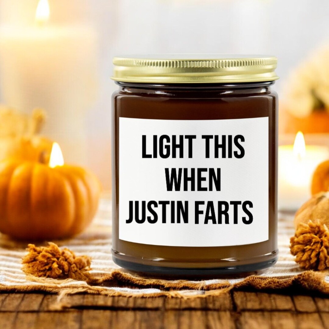 Light This When Farts Funny Gag Gift Candle for Him, Funny Engagement ...