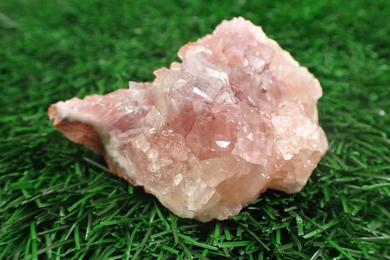 Pink Amethyst Crystal Cluster - Shiny Raw Natural Crystal - Pink ...