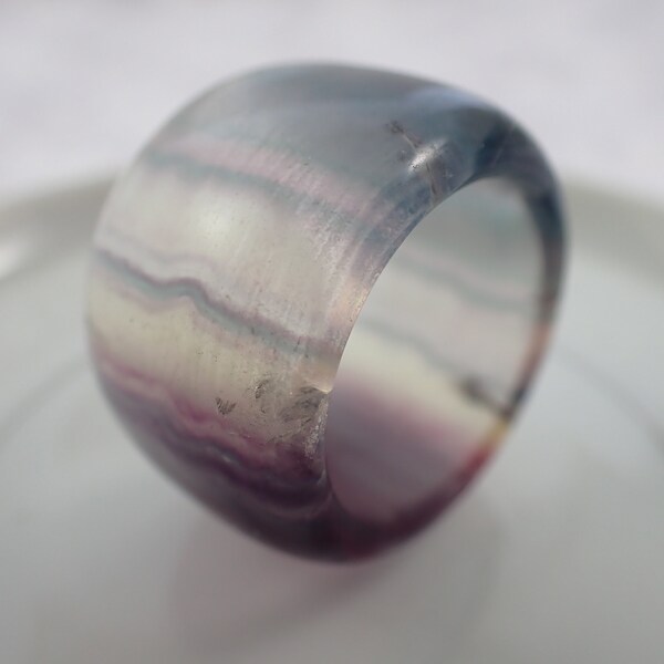 Green Fluorite Ring - Etsy