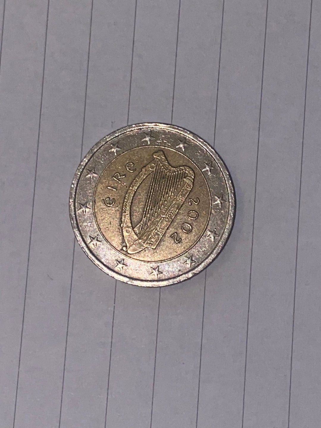 Old Rare Ireland 2 Euro Coin - Etsy